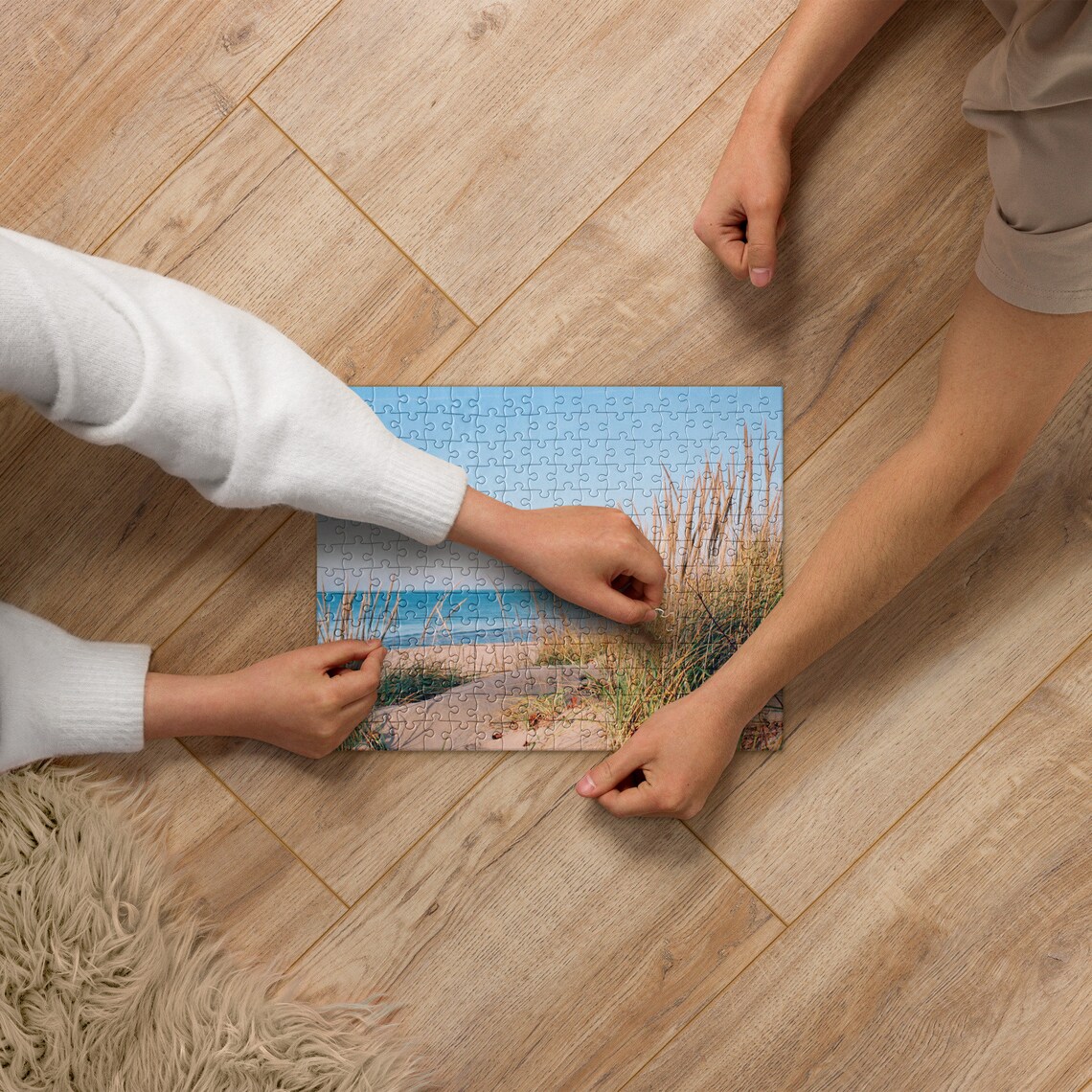 Lake Michigan Jigsaw Puzzle 252/520 Piece: Stunning Lake View From ...