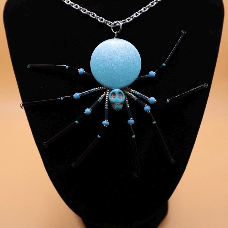 Turquoise Spider - Etsy