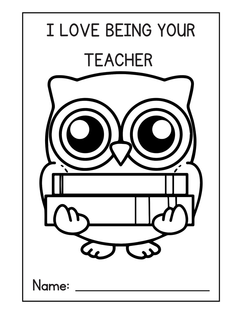 I Love Being Your Teacher - Etsy