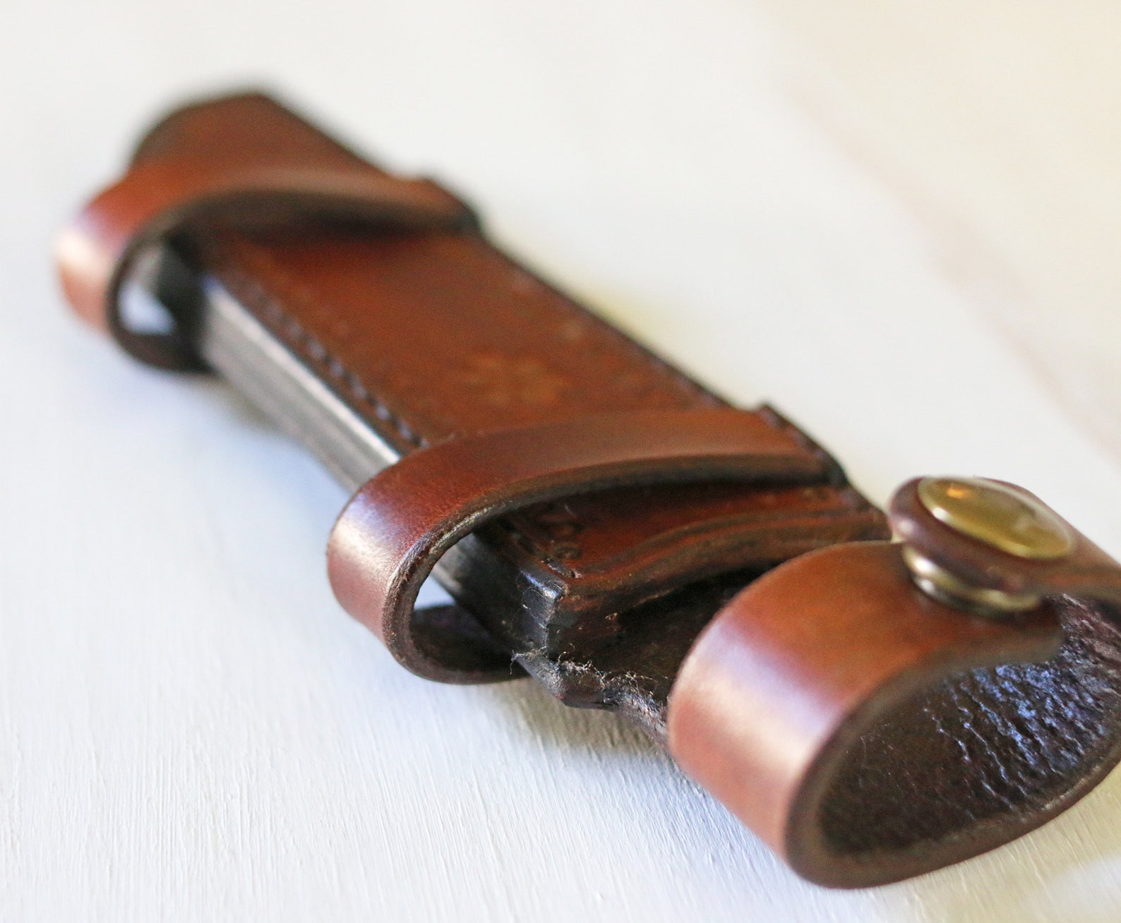 Scout Style Mini-kabar Knife Sheath - Etsy