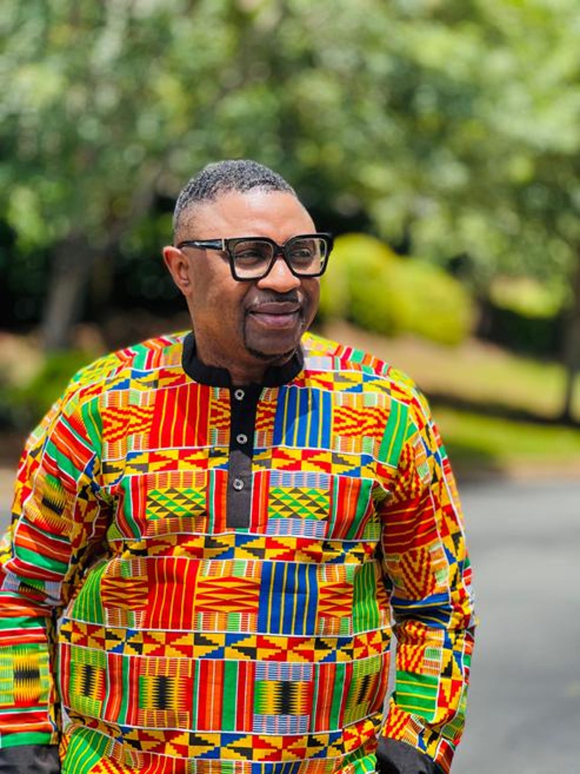 Men's READY-TO-WEAR Ghanian Design Inspired T-shirt W/ Long Sleeves - Etsy