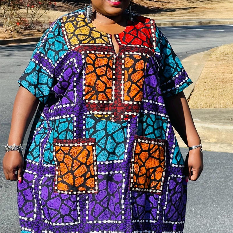 African Bubu Dress - Etsy