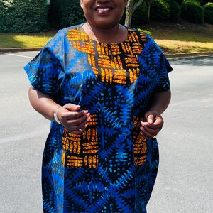Ankara Bubu Gown With Front Pockets, Trendy Dress – African Clothing ...