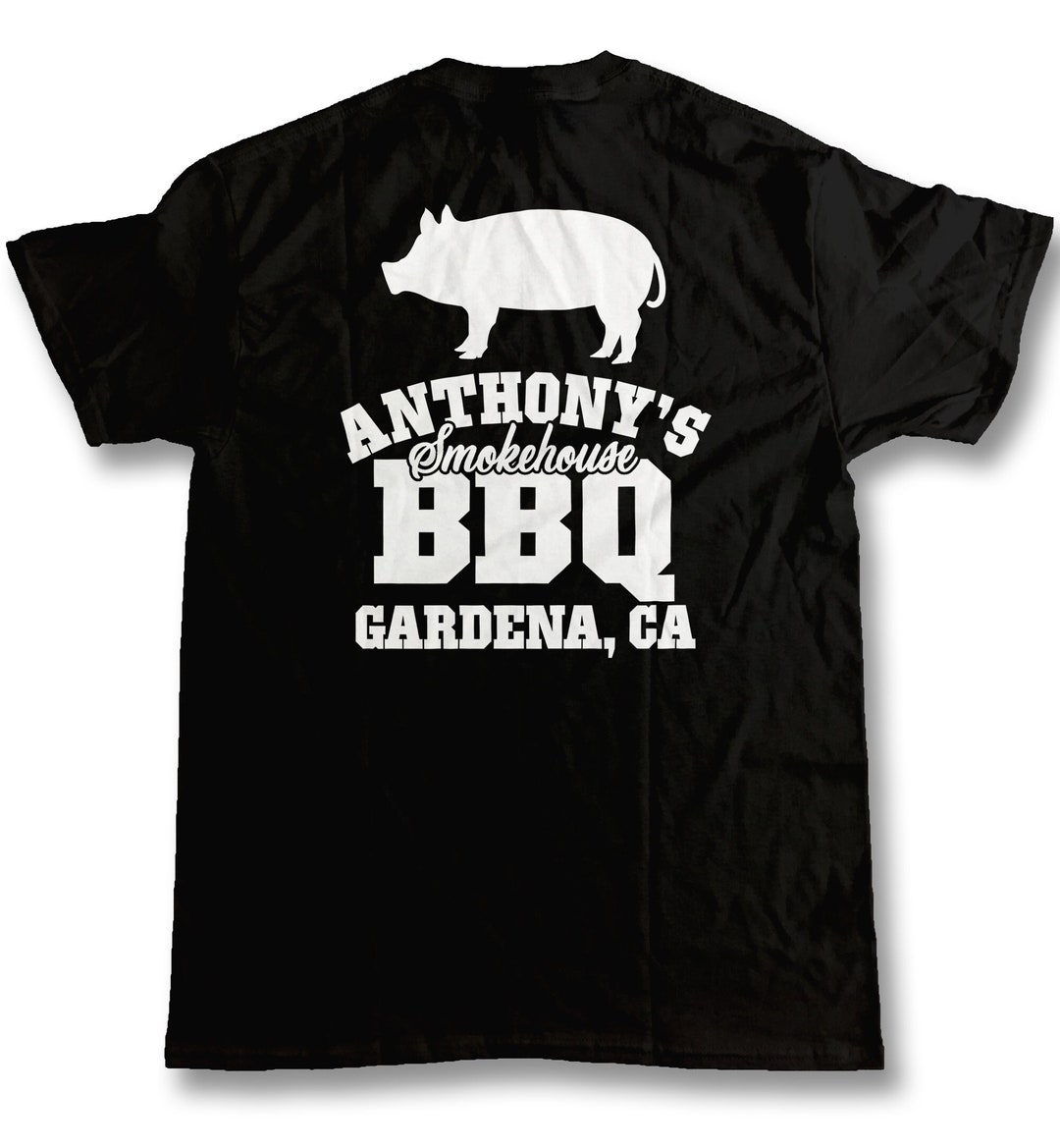 Personalized Gift for Men, Customized Barbecue Logo T Shirt, Pitmaster ...