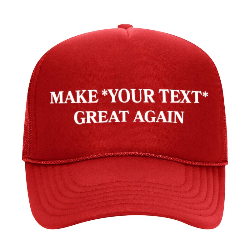 Upside Down Text Hat - Etsy