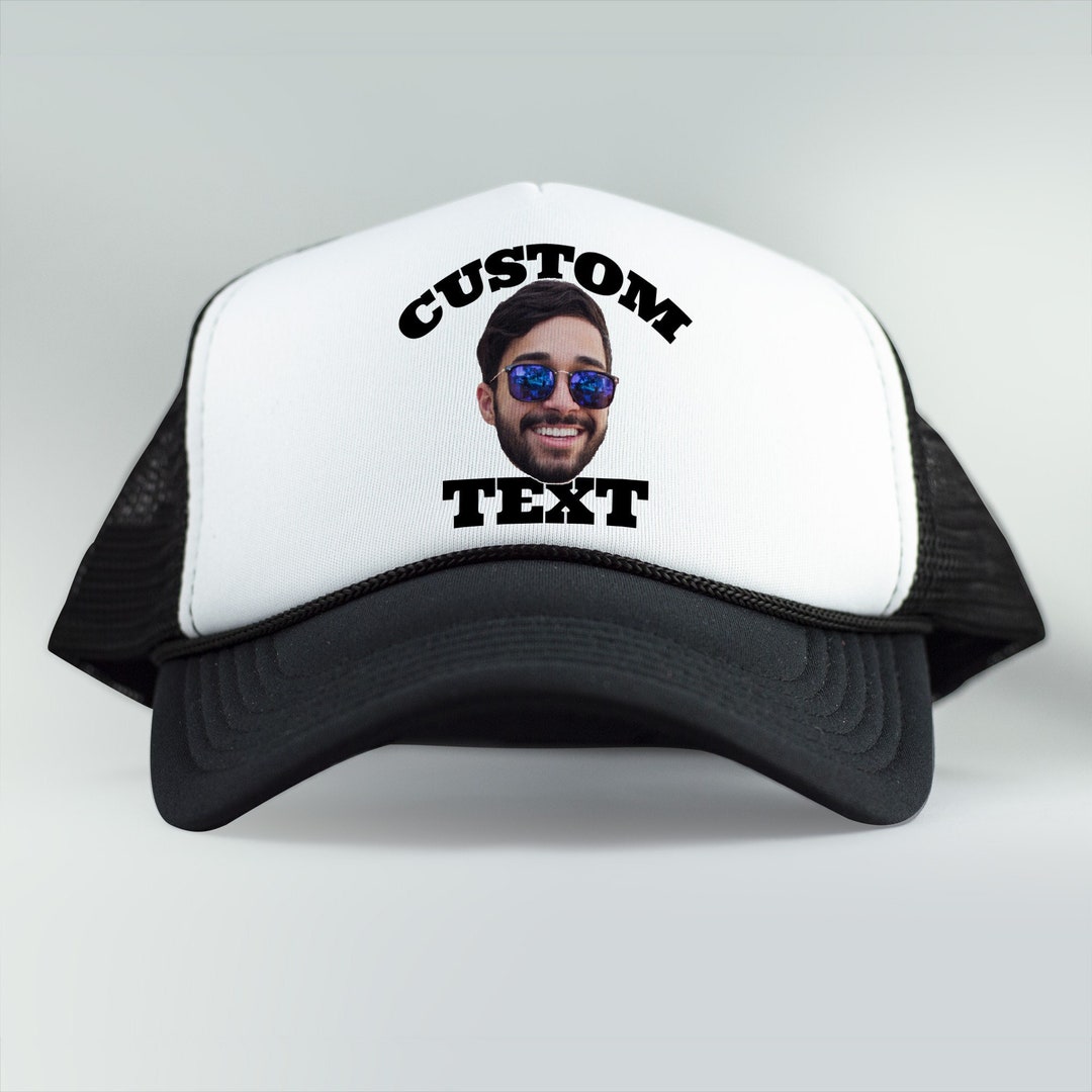 Custom Photo Trucker Hat. Personalized With Your Photo and Optional ...