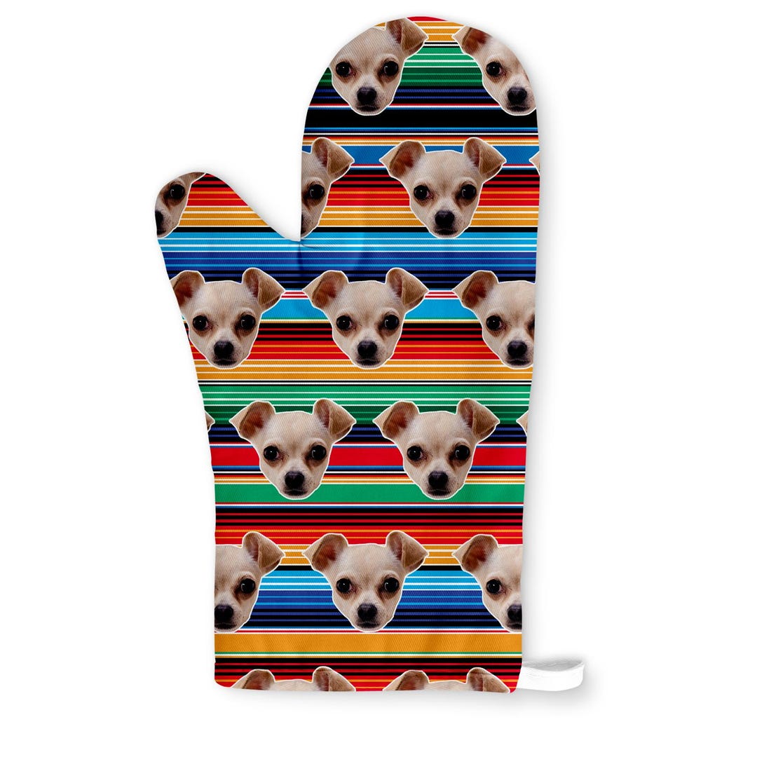 Custom Sarape Pattern Oven Mitt Personalized With Your Photo. Christmas ...