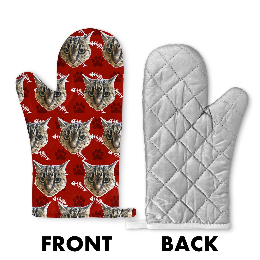 Custom Oven Mitt Personalized With Your Photo. Christmas Gift, Oven ...