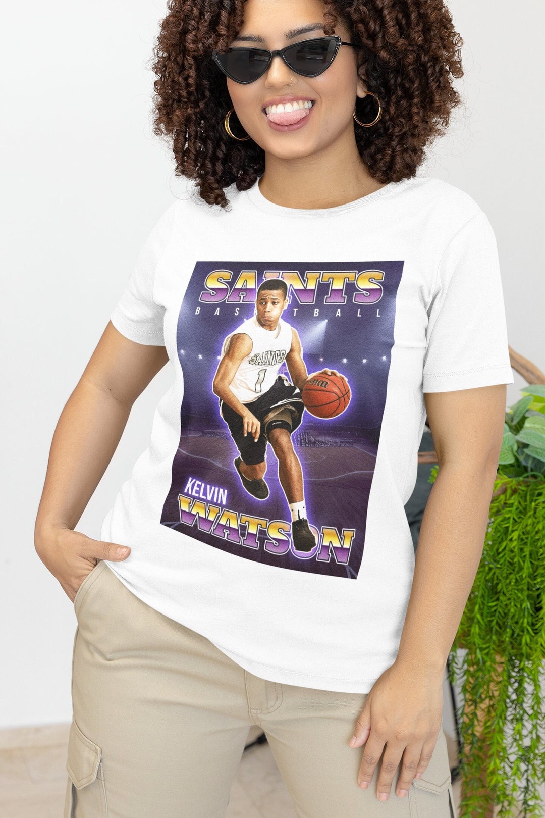 Personalized Basketball Poster Picture T-shirt, Personalized With Your ...