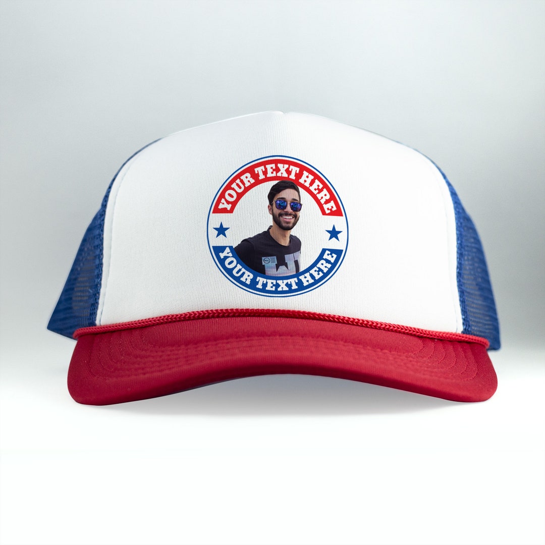 Personalized Photo Hat, Political Campaign Style, 2020 Election, Pet ...