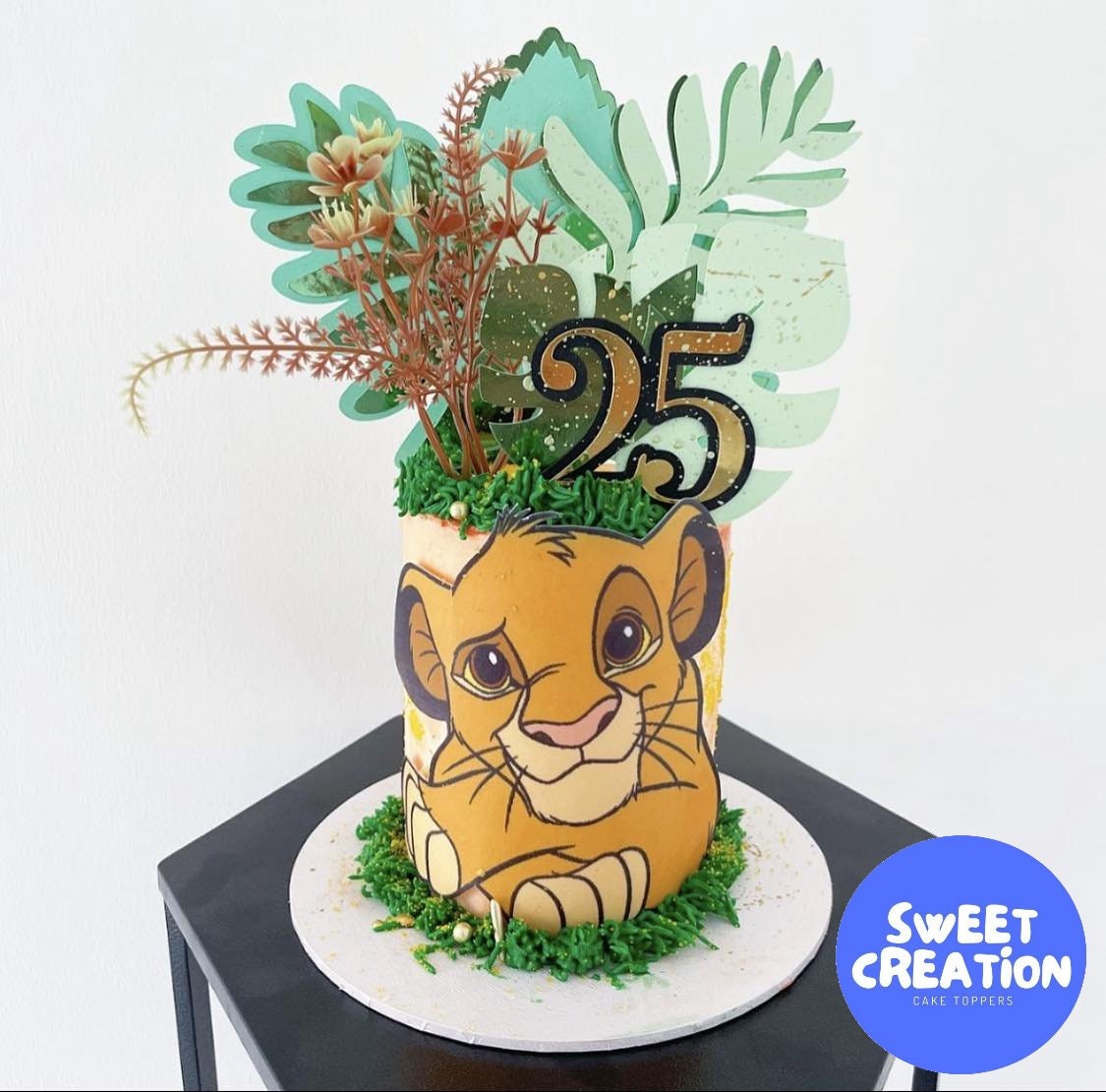 Simba Edible Cake Topper - Etsy Australia