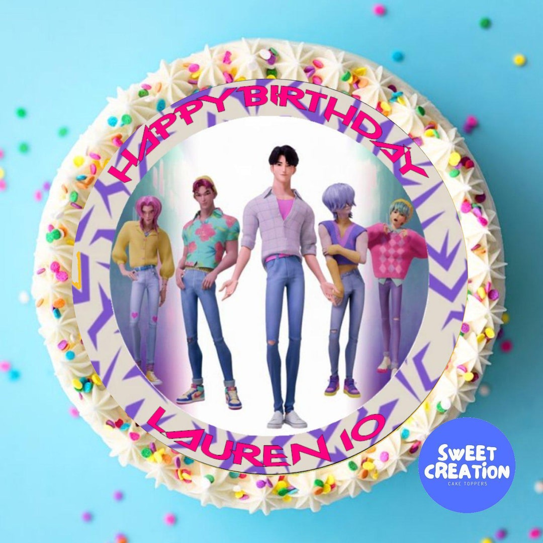 K-POP Demon Hunters | Personalised Edible Icing Sheet | KPOP Birthday ...
