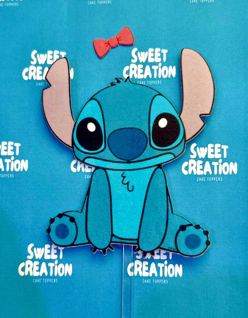 Stitch Edible Cake Topper - Etsy