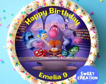 Personalised Inside Out 2 Cake Topper Set - Etsy