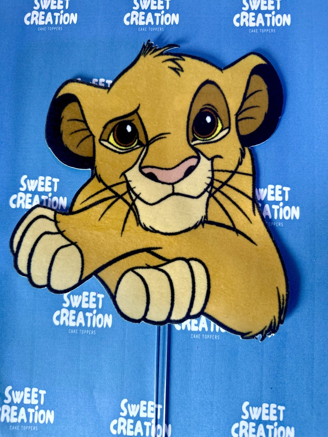 Simba Edible Cake Topper - Etsy Australia
