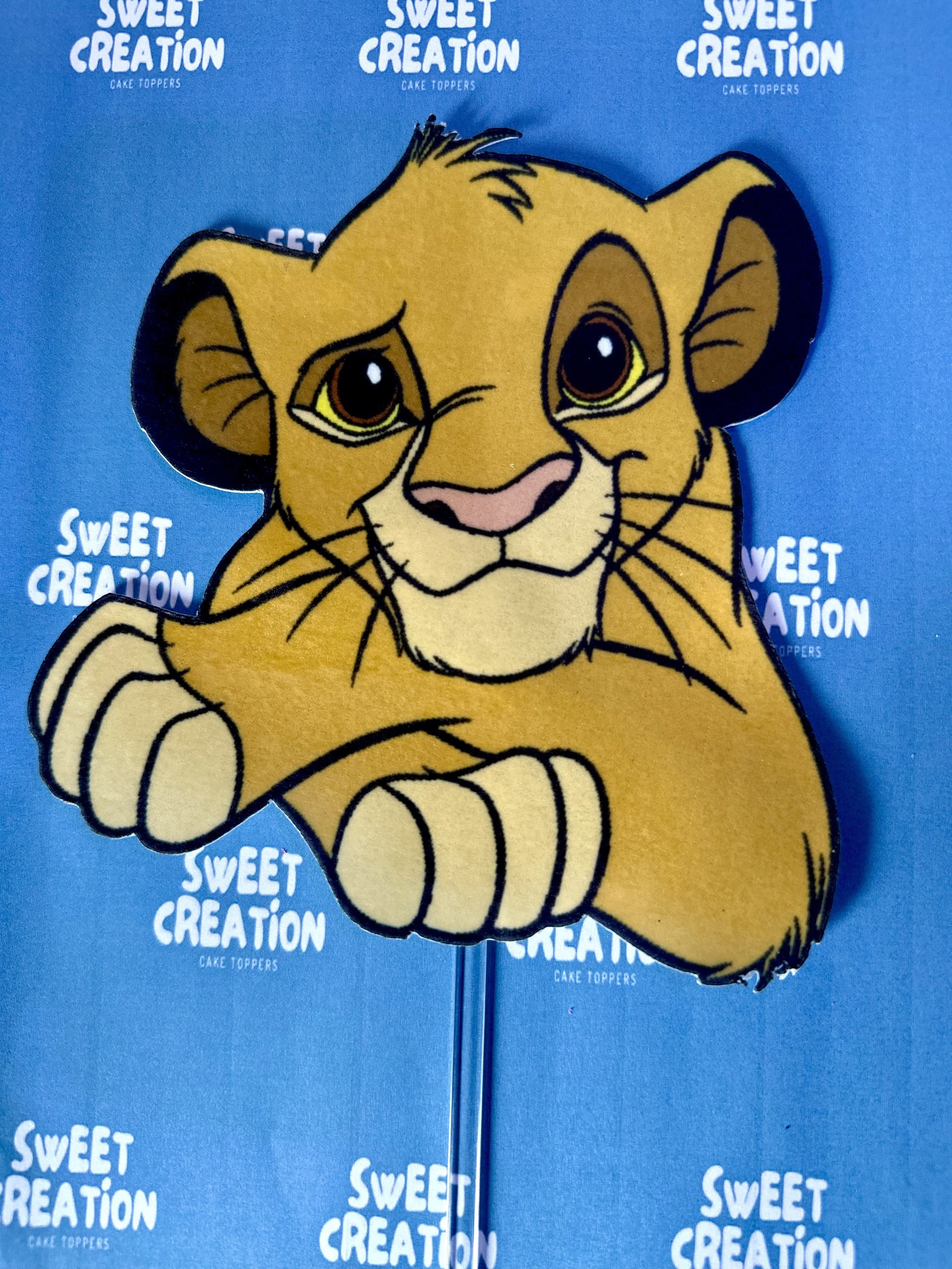Simba Edible Cake Topper - Etsy Australia