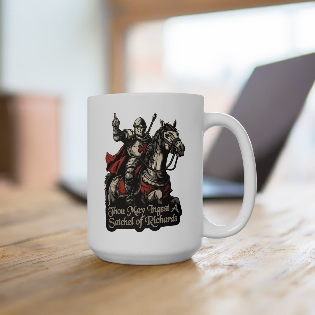 Chivalrous Chuckles Coffee Mug, Tea Cup, Gift for Him Her, Insult, Funny, Adult Humor 11, 15oz ...