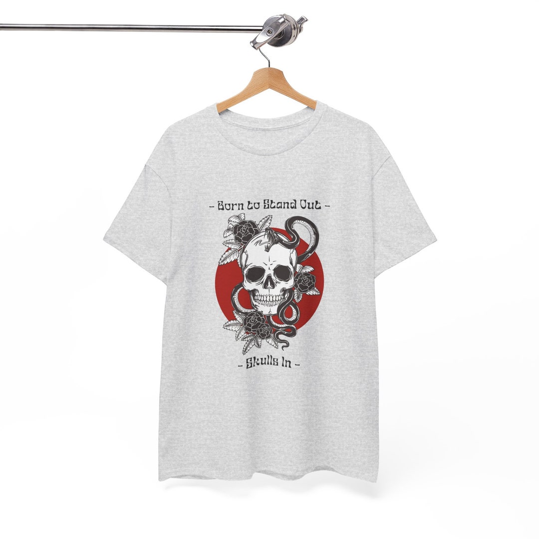 Eternal Oath T-shirt Skull With Rose Illustration Graphic Tee Unisex ...