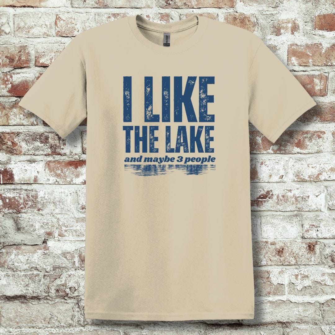 Lake Shirt, I Like the Lake T-shirt for Men or Women, Fishing Shirt ...