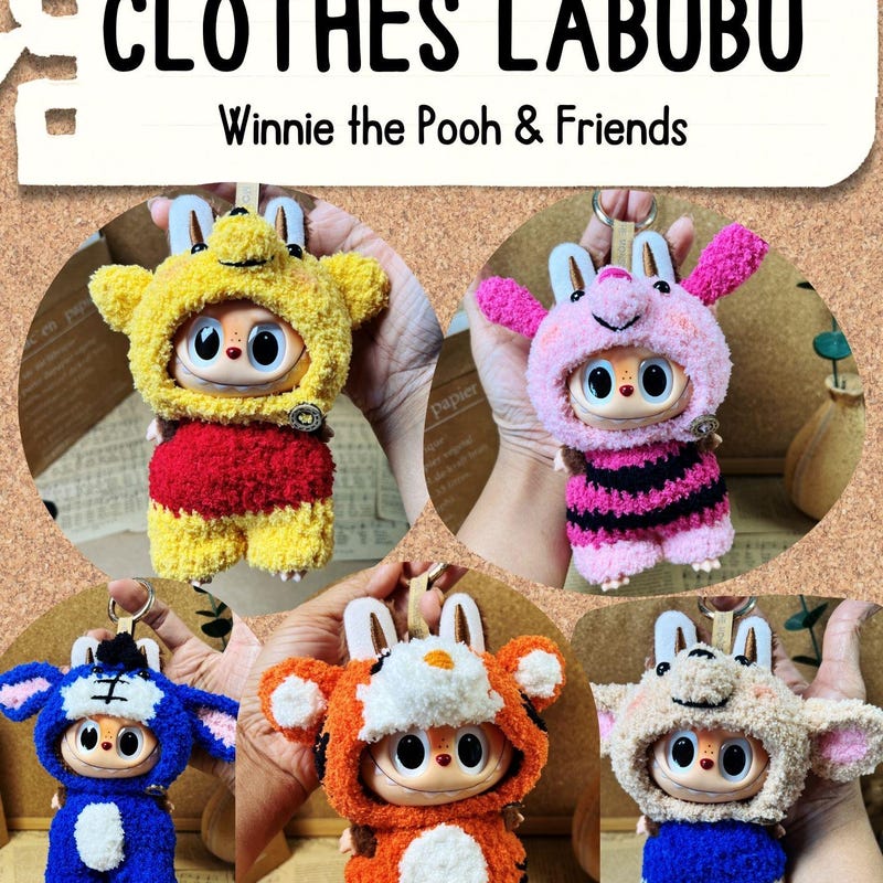 Labubu Winnie the Pooh - Etsy
