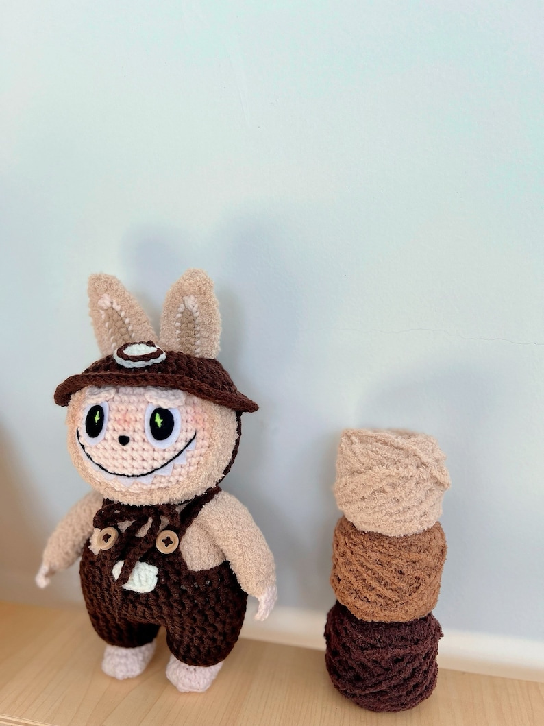 Finish Product : Labubu Doll Crochet,labubu Doll Handmade,labubu Doll ...