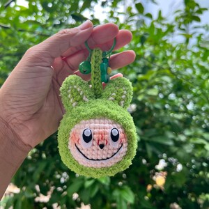 FINISH PRODUCT : Labubu Keychain Handmade,labubu Keychain Crochet ...