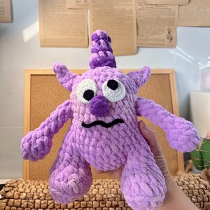 Pattern Monster Set,pdf Monter 4 in 1,crochet Monster Halloween ...