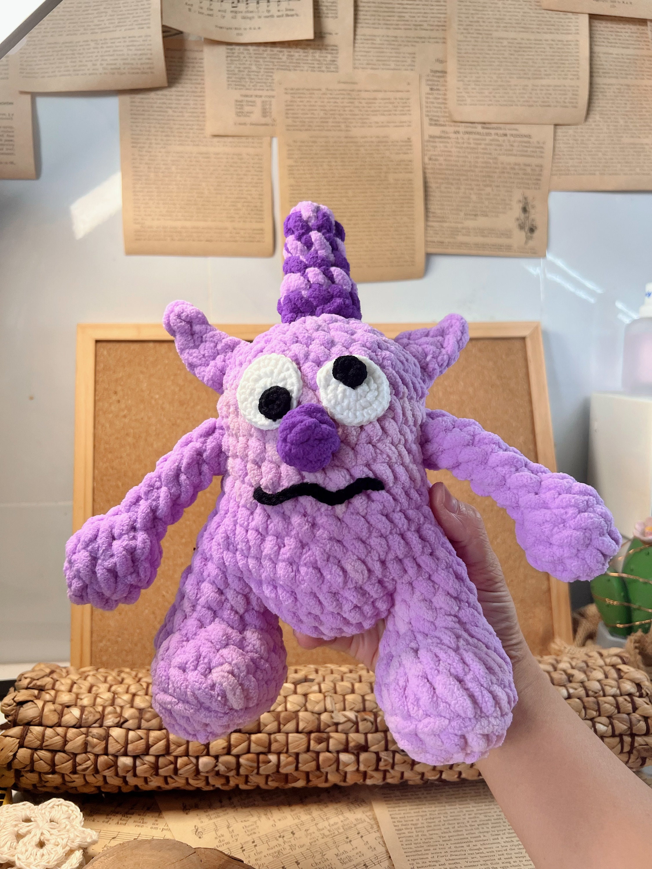 Pattern Monster Set,pdf Monter 4 in 1,crochet Monster Halloween ...