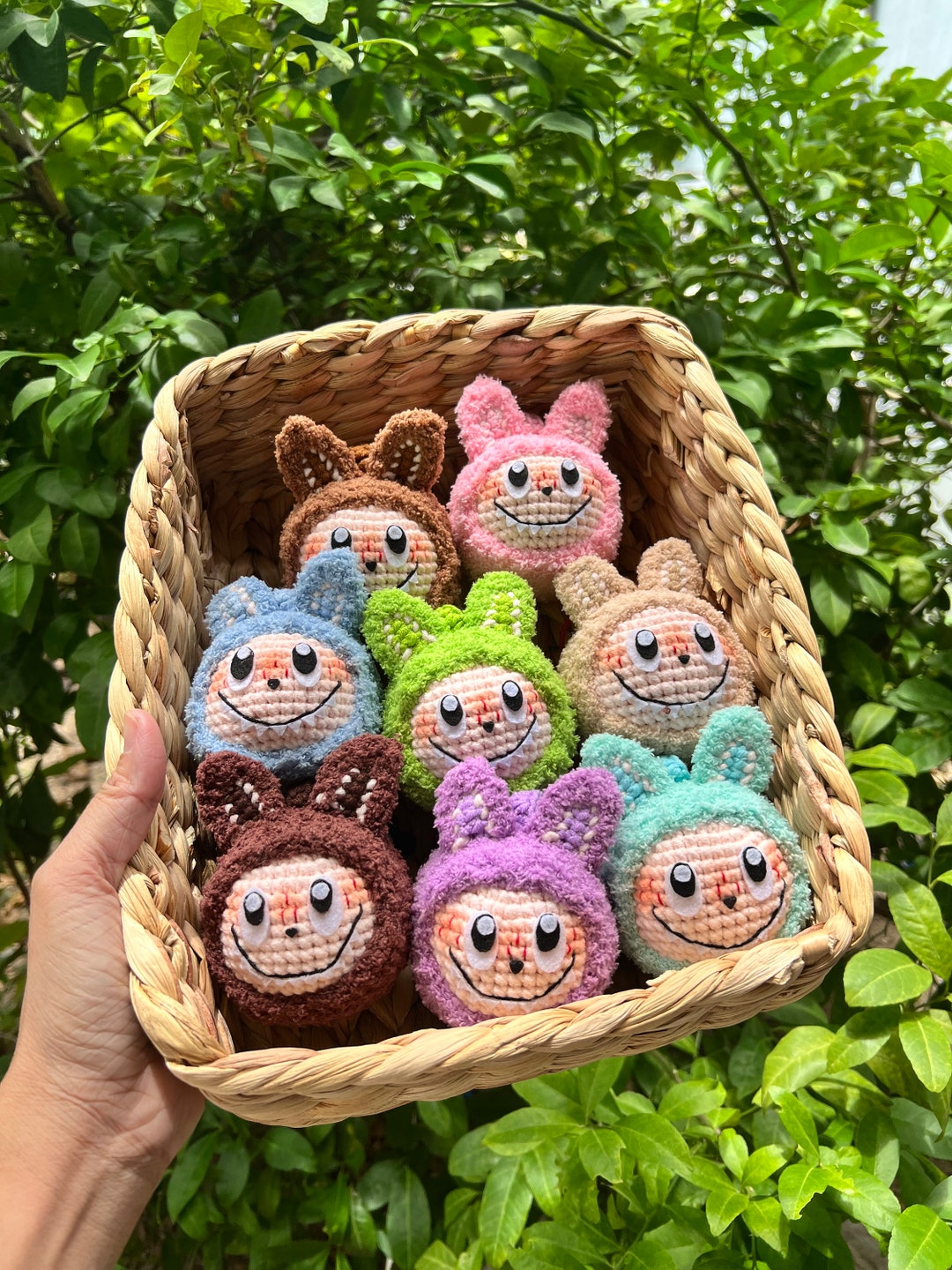 FINISH PRODUCT : Labubu Keychain Handmade,labubu Keychain Crochet ...