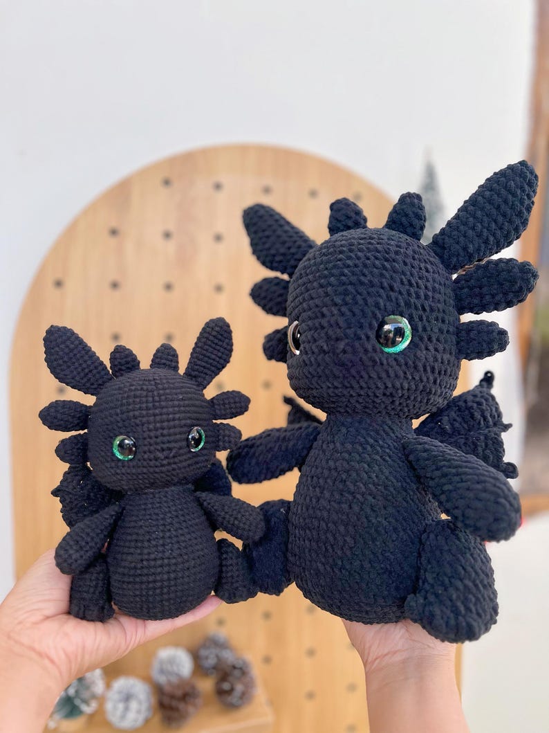 Night and Light Dragon Crochet Pattern PDF - Dragon Amigurumi (digital ...