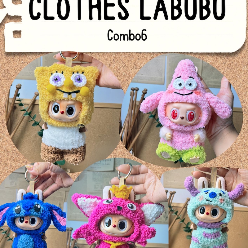 Labubu Clothing Patterns - Etsy