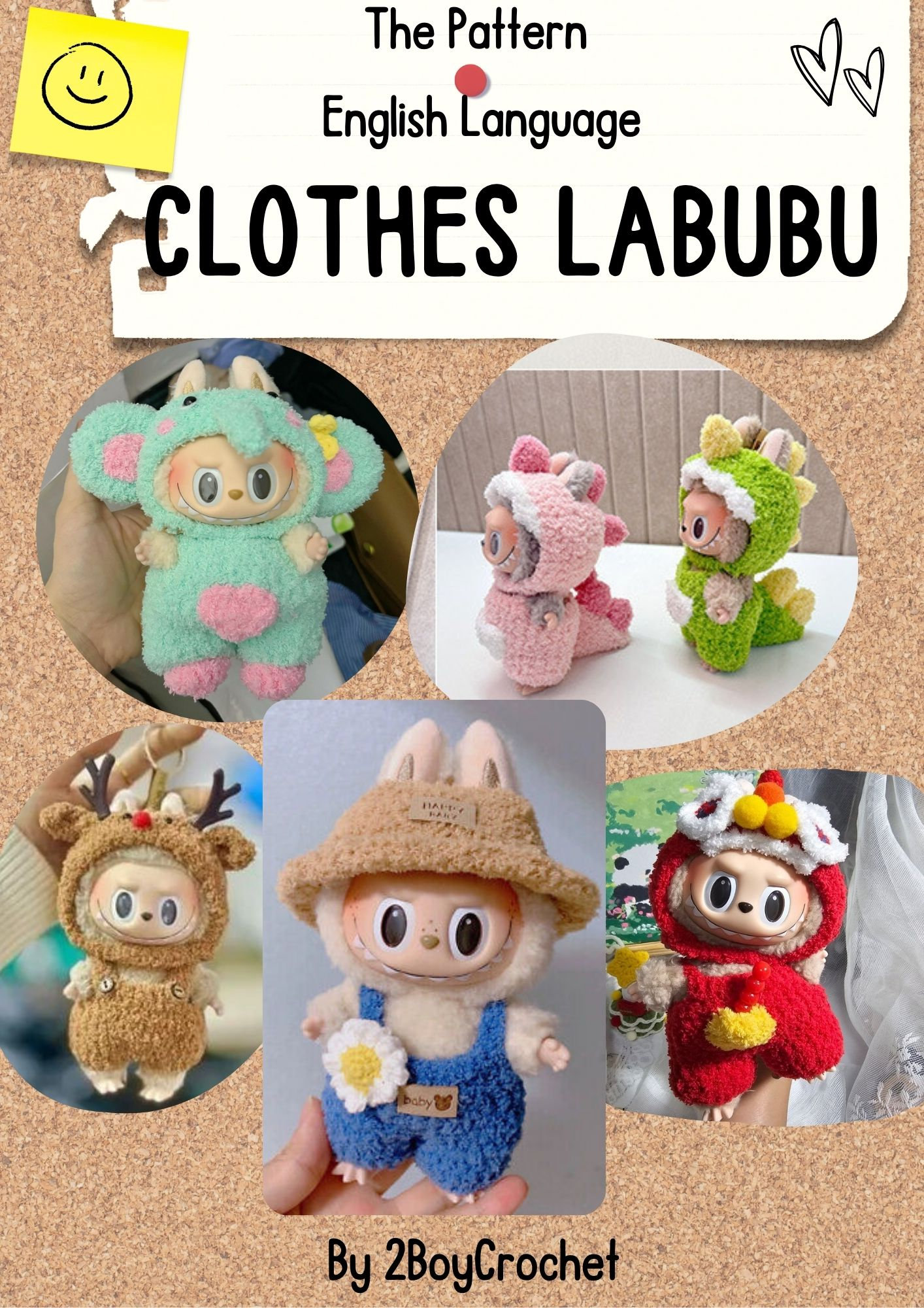 Pattern Labubu Clothes,pdf Crochet Labubu Clothes - Etsy