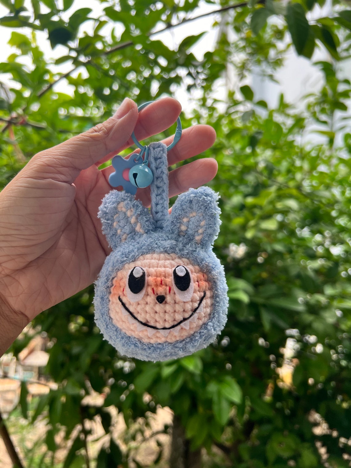 Labubu Keychain Handmade,labubu Keychain Crochet,babymonter Keychain ...