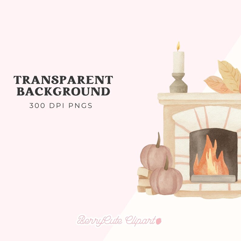 Fall Clipart Pack, Autumn Clipart Set, Cozy Autumn, Thanksgiving ...