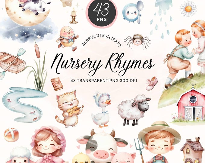 Humpty Dumpty Clipart - Nursery Rhyme Clipart - 16010 - Etsy Canada
