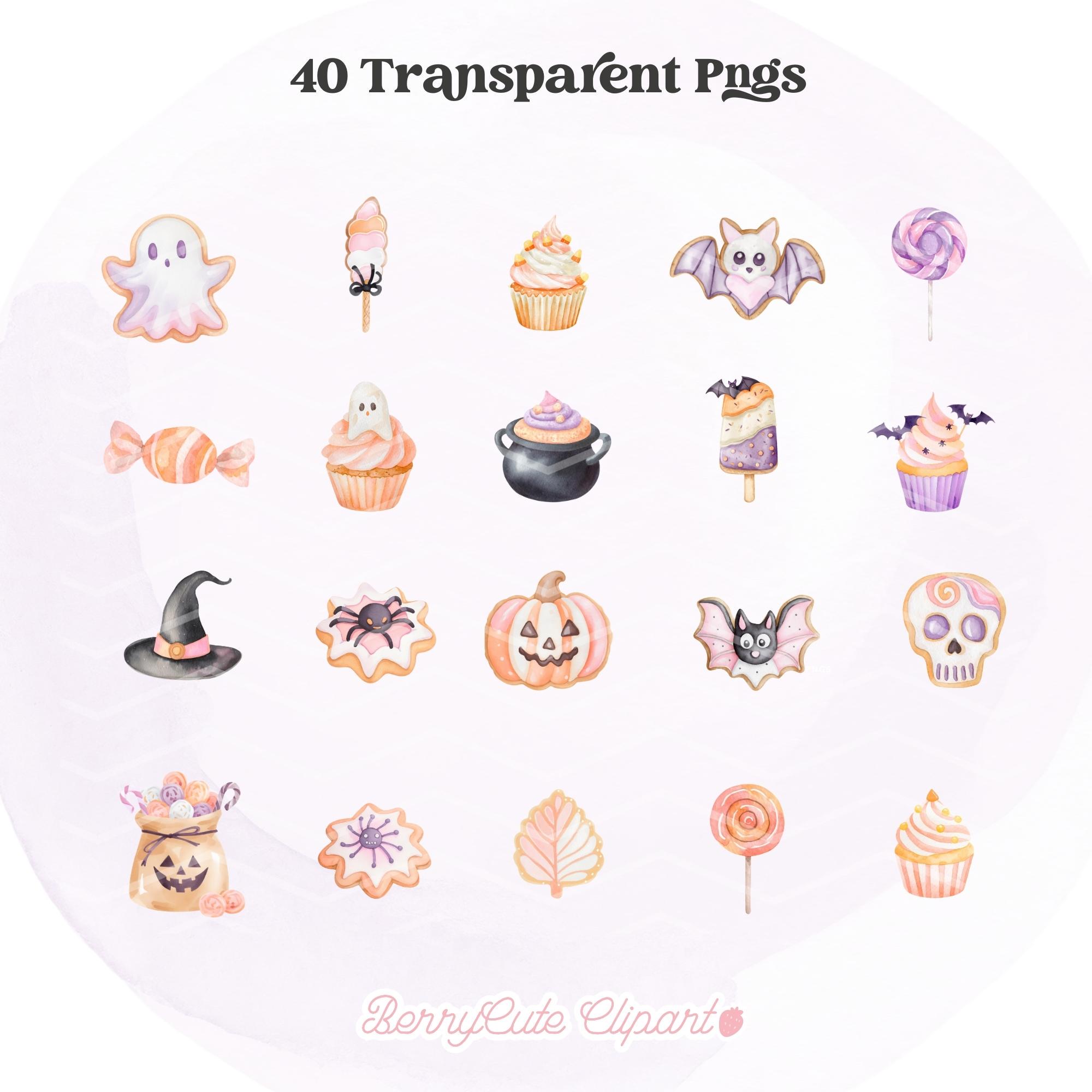 Halloween Sweets Clipart Bundle, Halloween Candy Clipart, Trick or ...