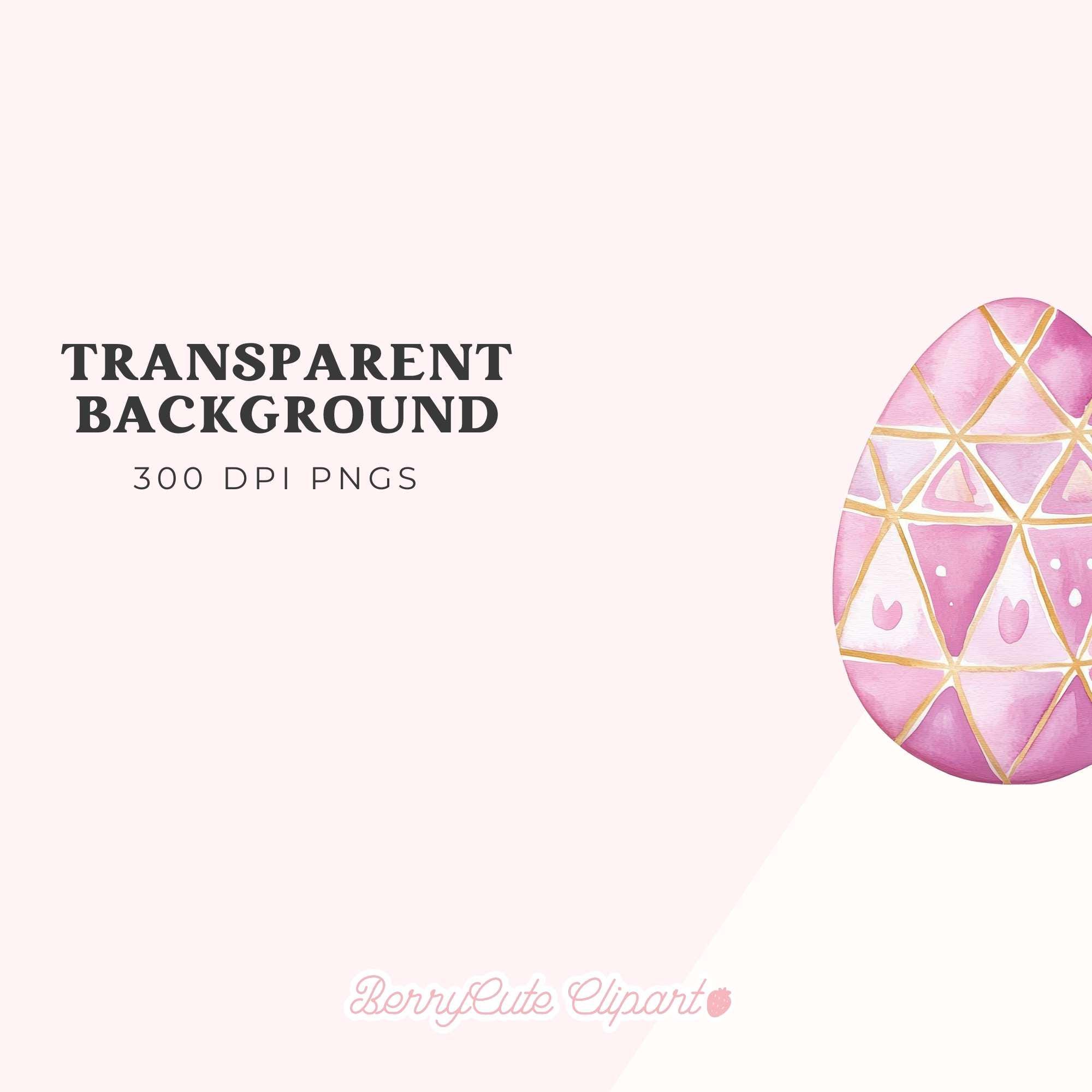 Easter Egg Clipart Pack, Egg Hunt Png, Spring Clipart, Watercolor Eggs ...
