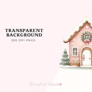 Watercolor Pink Christmas Clipart Pack, Pink Christmas Boho, Christmas ...