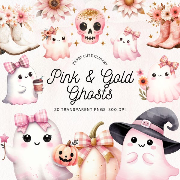 Girl Ghost Clipart - Etsy
