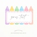 Crayon Clipart, Watercolor Pastel Crayon Frames, Back to School Graphic ...