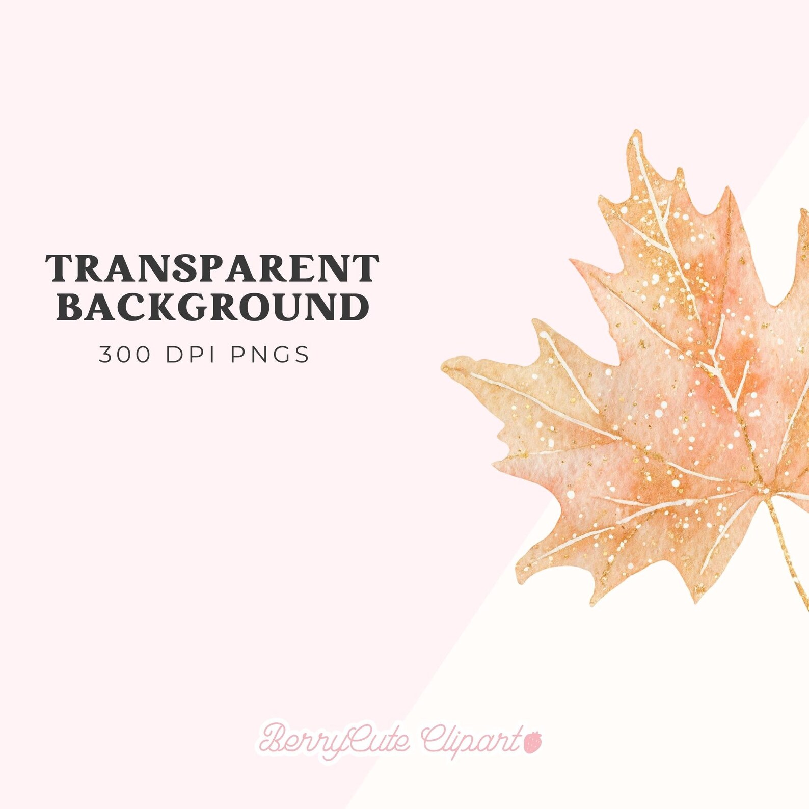 Maple Leaf Clipart Pack, Fall Leaves Png, Fall Clipart, Falling Fall ...