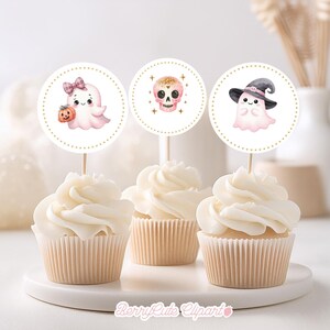 Pink Ghost Clipart Pack, Cute Halloween Clipart, Cute Ghost, Pink ...