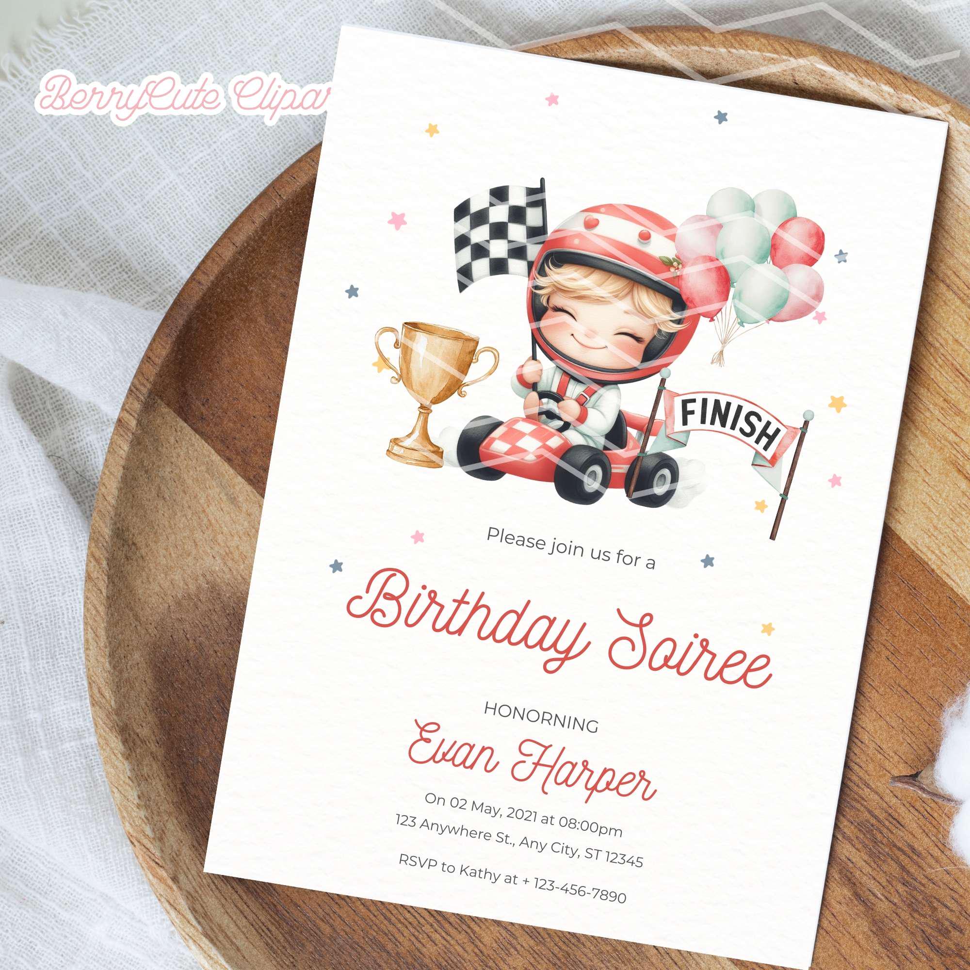 Racing Cars Clipart Bundle, Retro Racing Car PNG, Vintage Auto ...