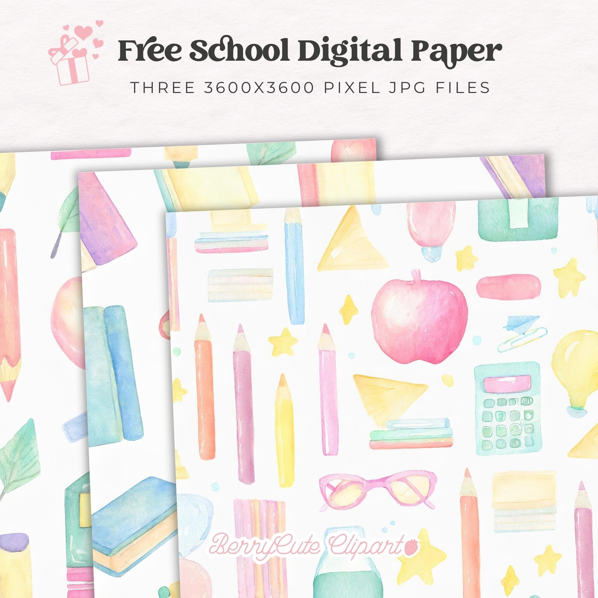 Back to School Clipart Pack, Classroom Clipart, Teacher Appreciation ...