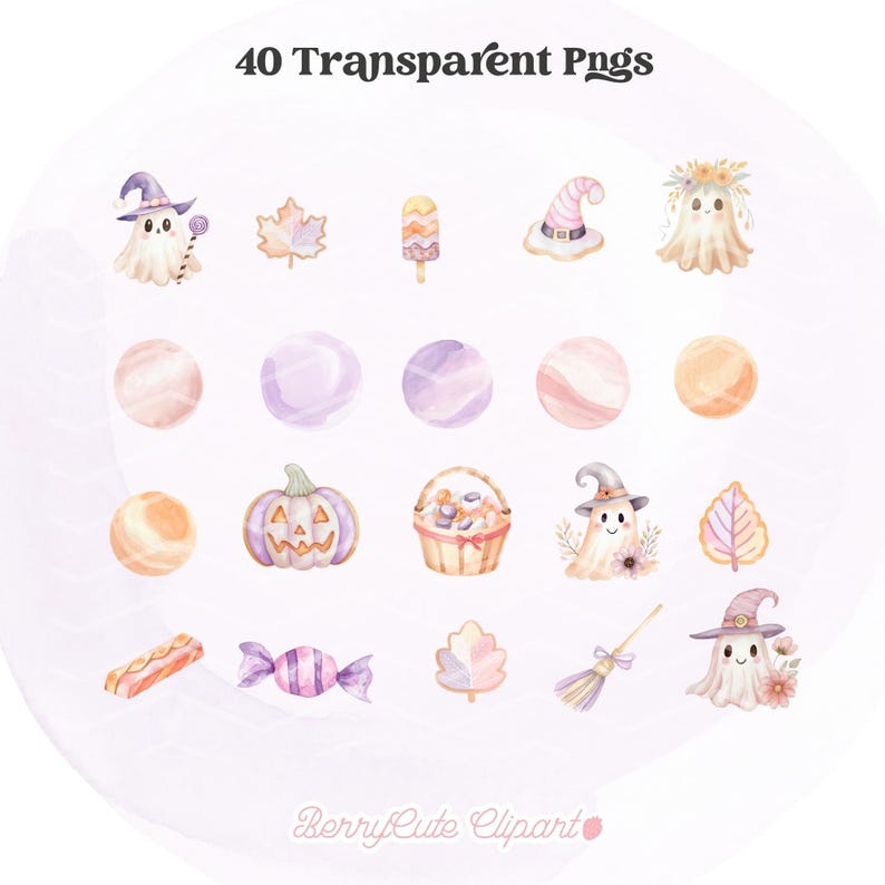 Halloween Sweets Clipart Bundle, Halloween Candy Clipart, Trick or ...