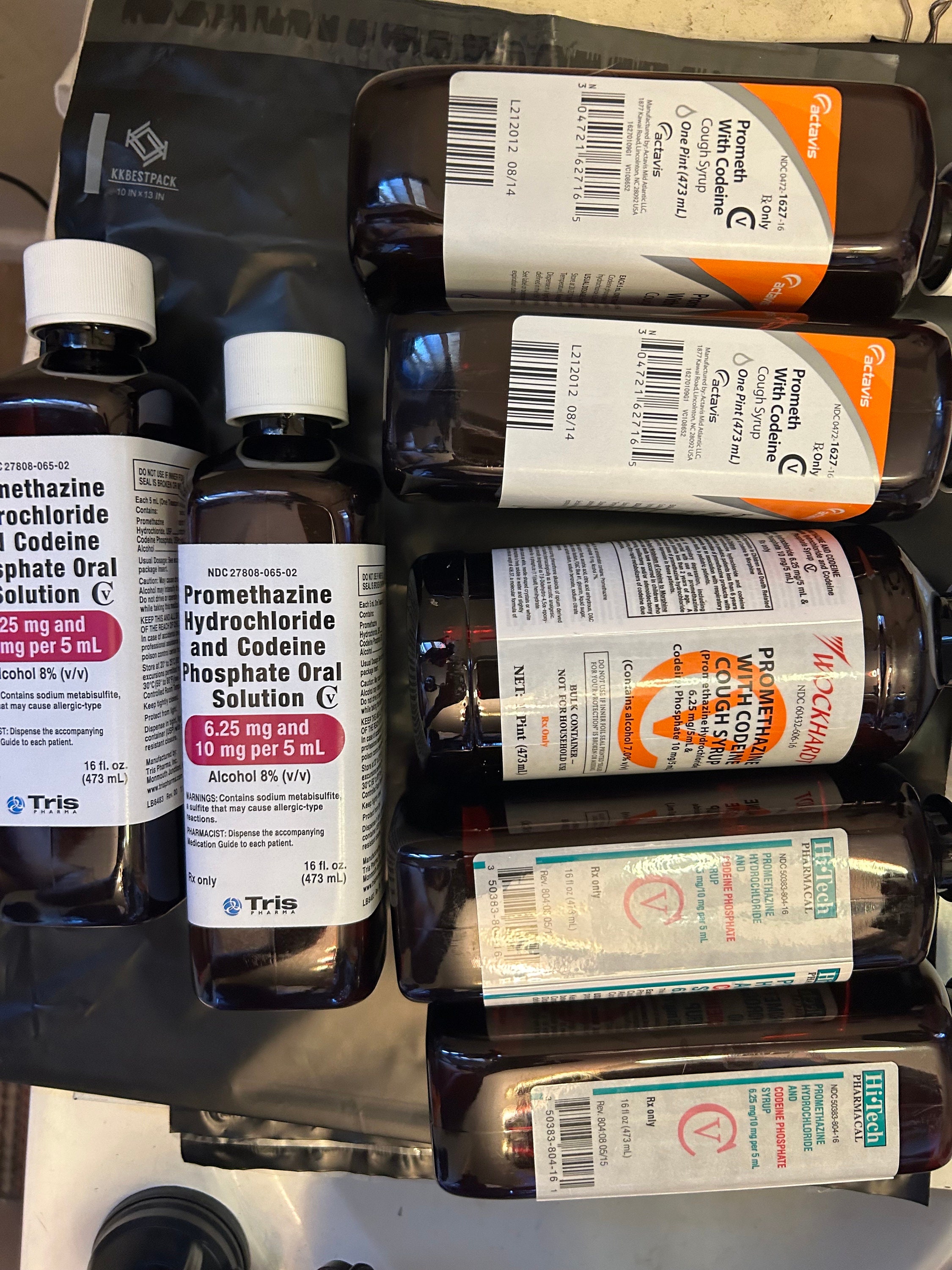 High-quality High Tek empty Cough Syrup prop Bottle for Professional ...