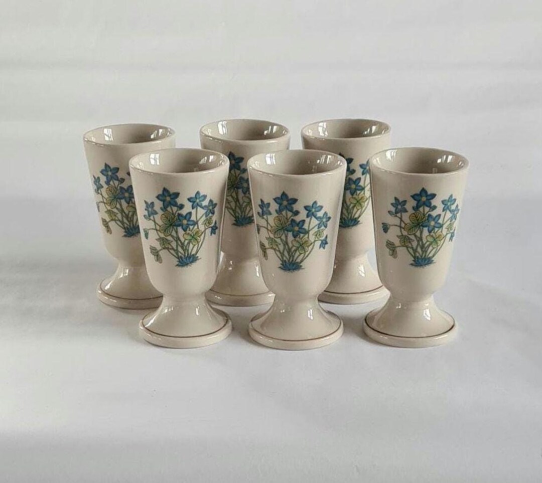 Grandes Tasses Ou Mazagran - Motif Floral Myosotis - Etsy