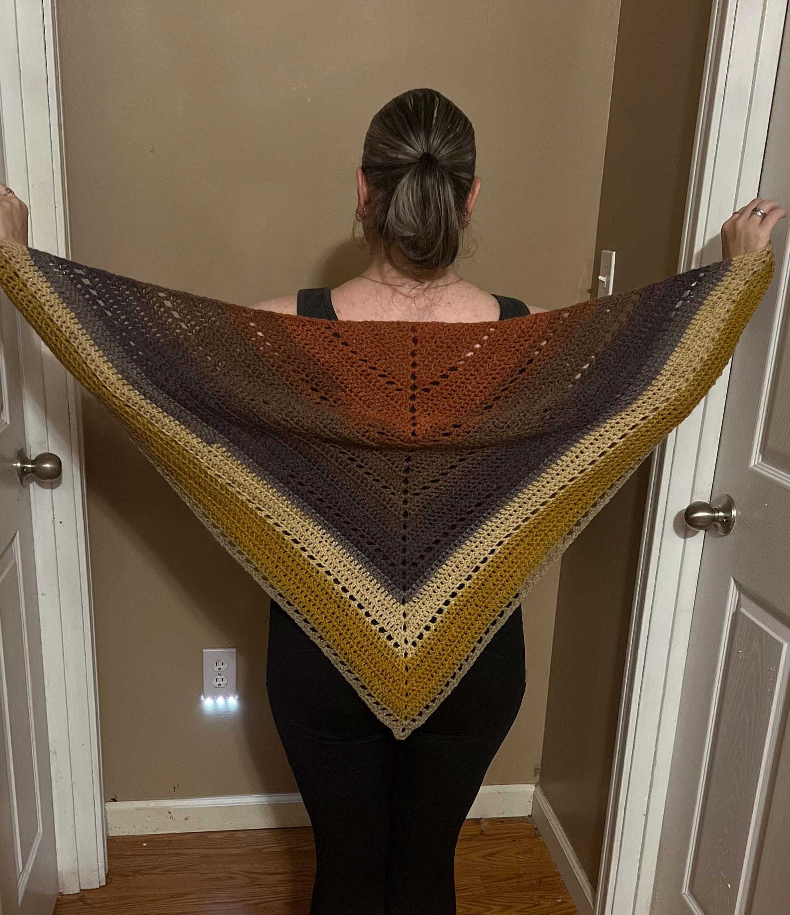Golden Harvest Shawl - Etsy