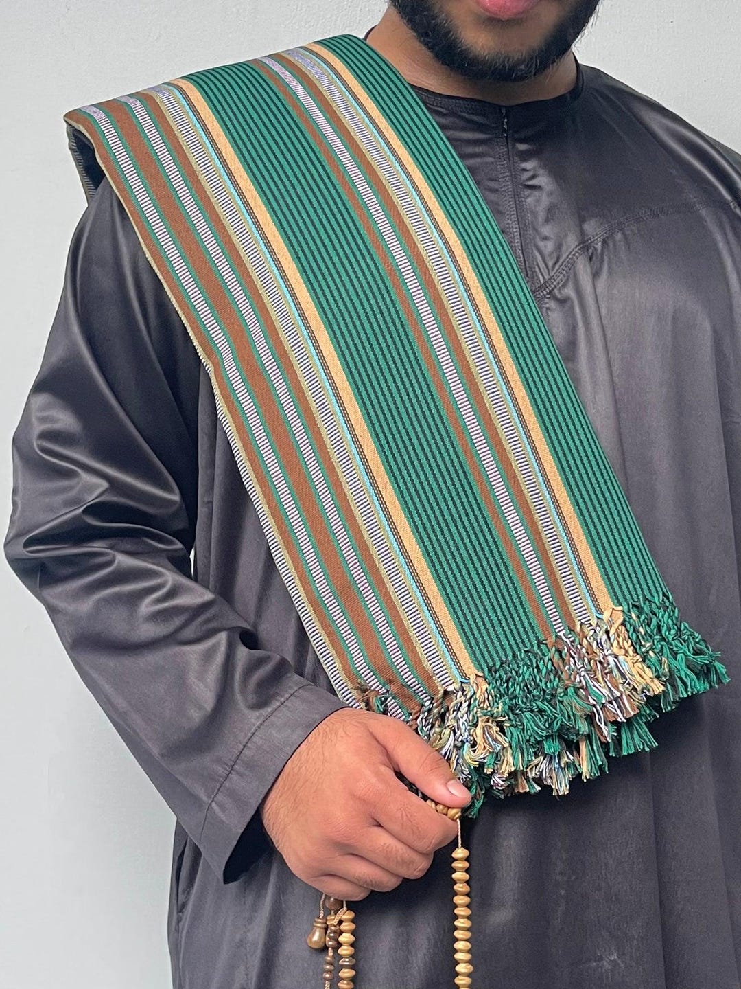 Yemeni Shawl in Emerald Orchard Green - Etsy