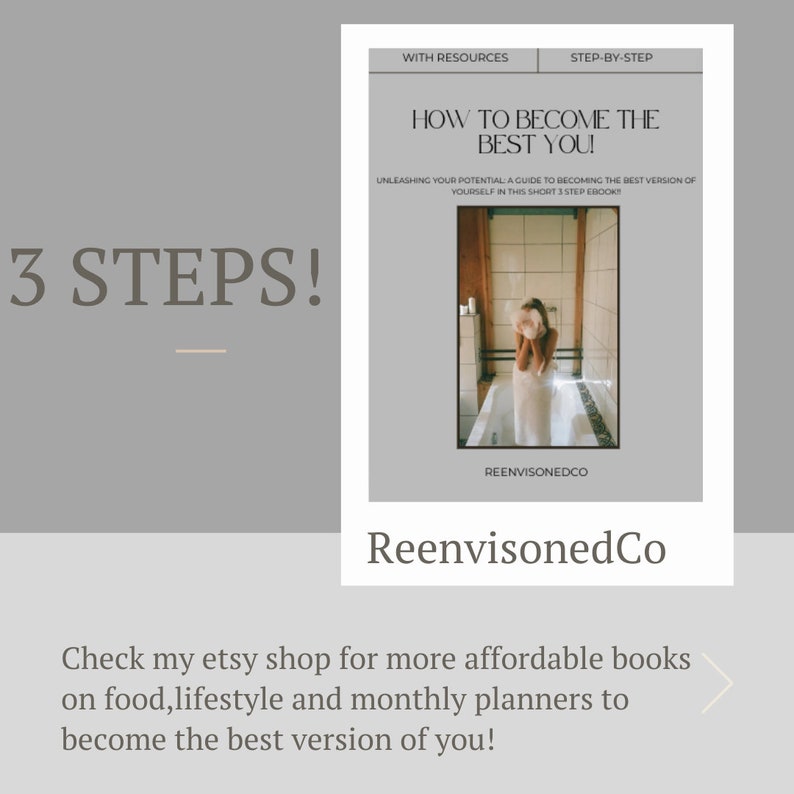 How to Become the Best You Ebook. canva - Etsy